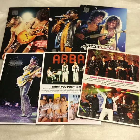 Rock N Roll magazines | Accents | Lot Of 6 Rock N Roll Magazines Guns N Roses Duran Duran Abba ...